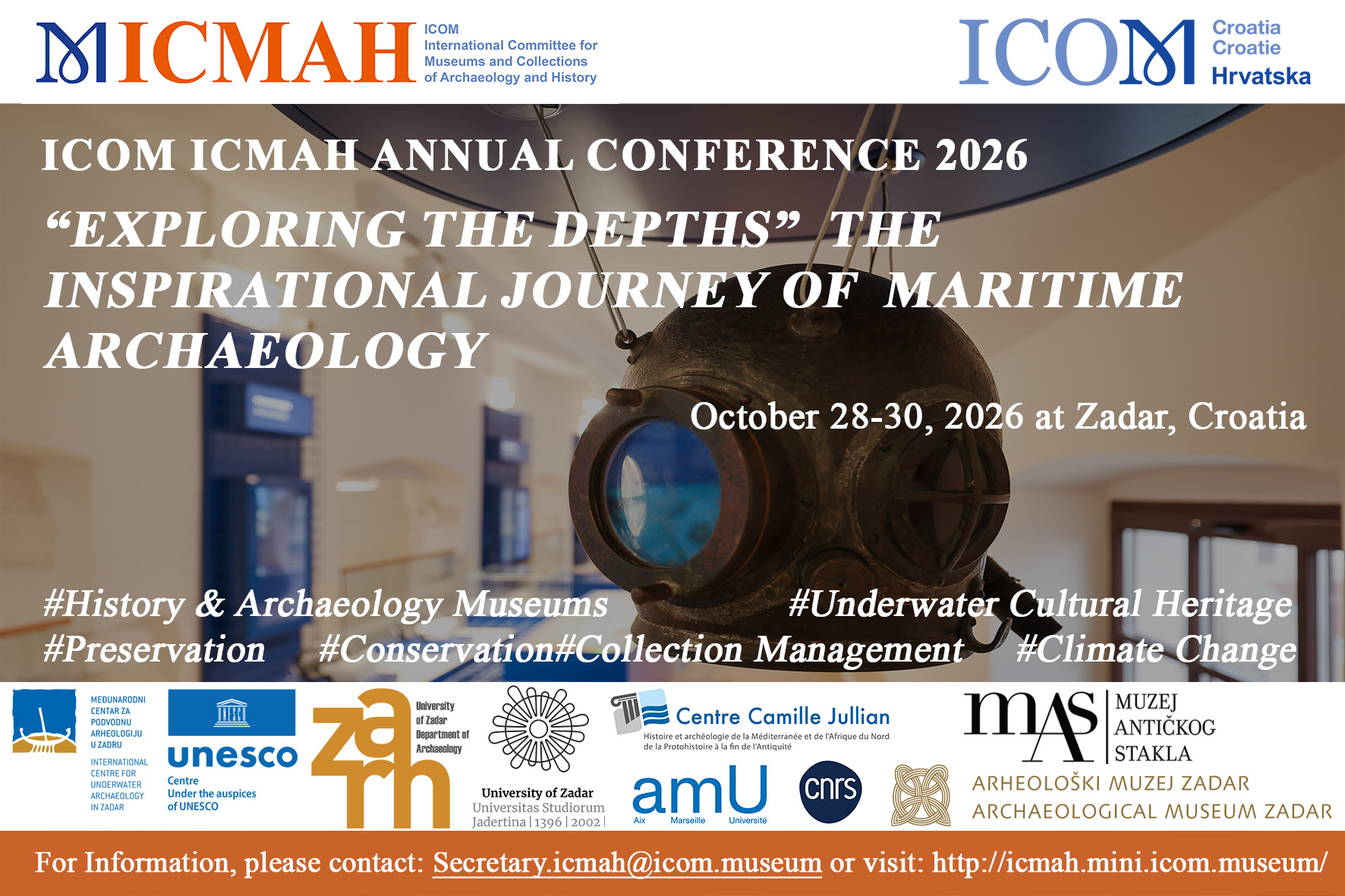 ICMAH Annual Conference Zadar 2026 Call for Papers - ICOM SEE - ICOM SEE